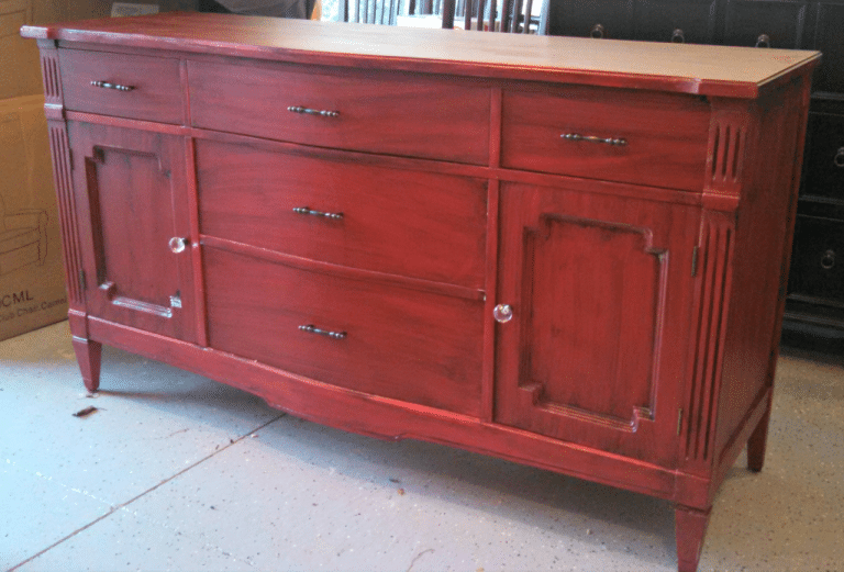 Refinished Buffet Table – Our Home Made Easy