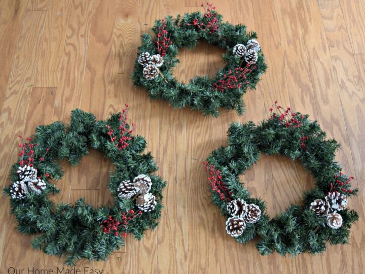 How to make a christmas wreath from scratch store