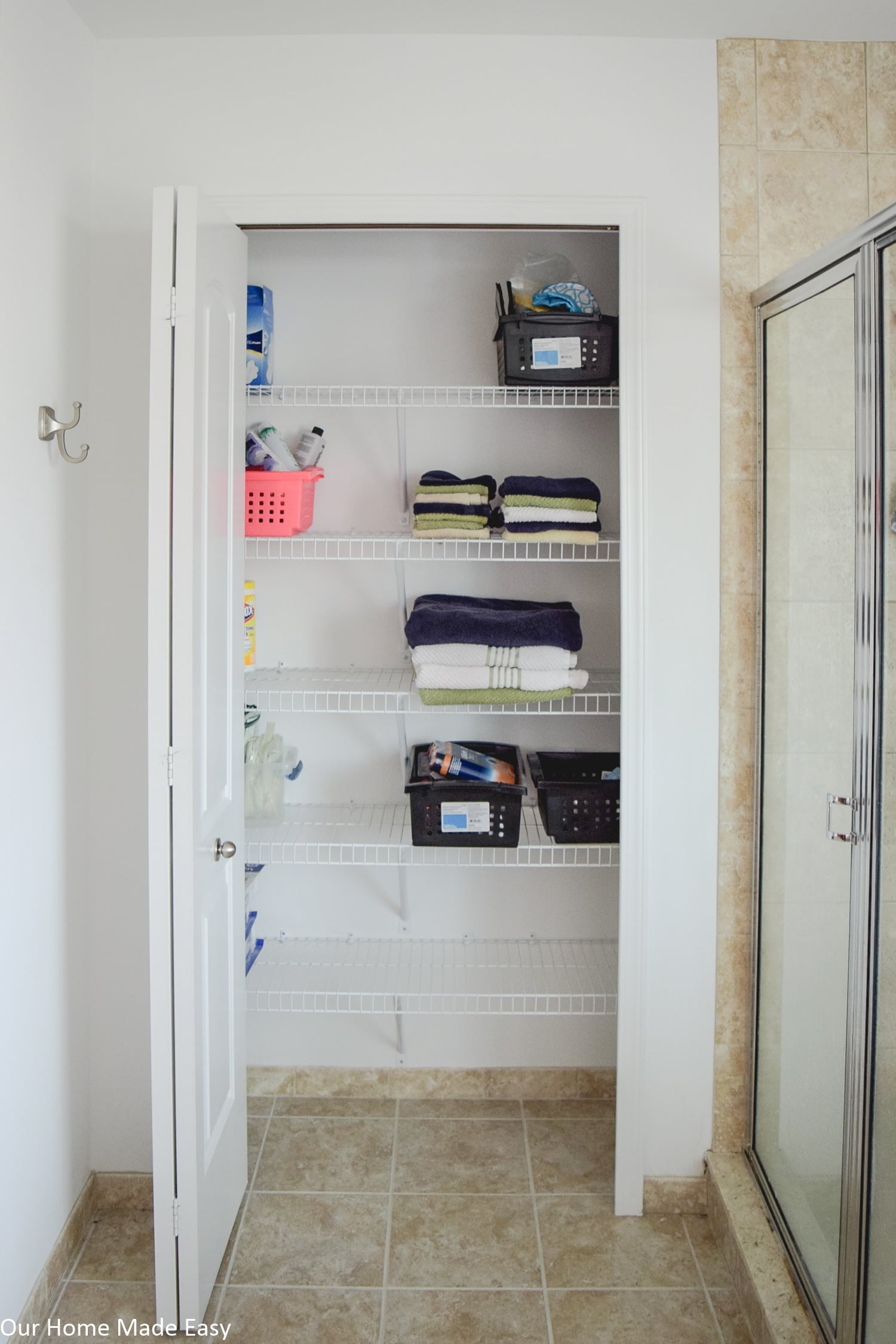 Bathroom Linen Closet Reveal Our Home Made Easy Bathroom Linen Closet Reveal Our Home Made Easy