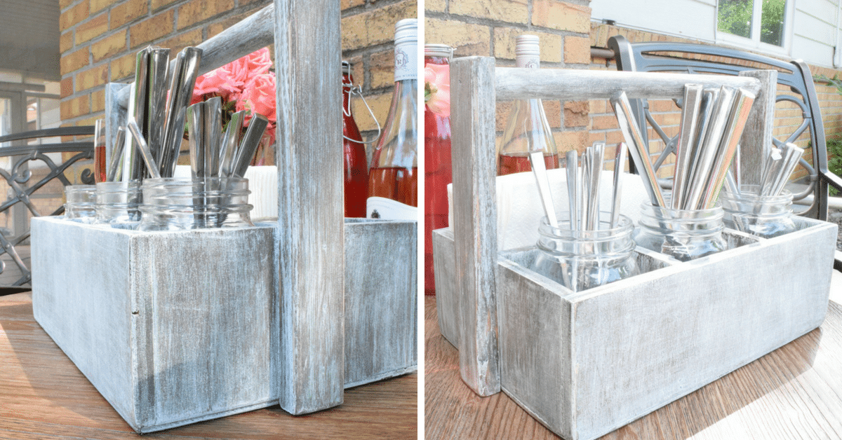 The Ultimate DIY Wood Patio Caddy – Our Home Made Easy