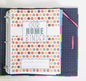6 Autumn Binder Covers for Your Home Binder | Our Home Made Easy