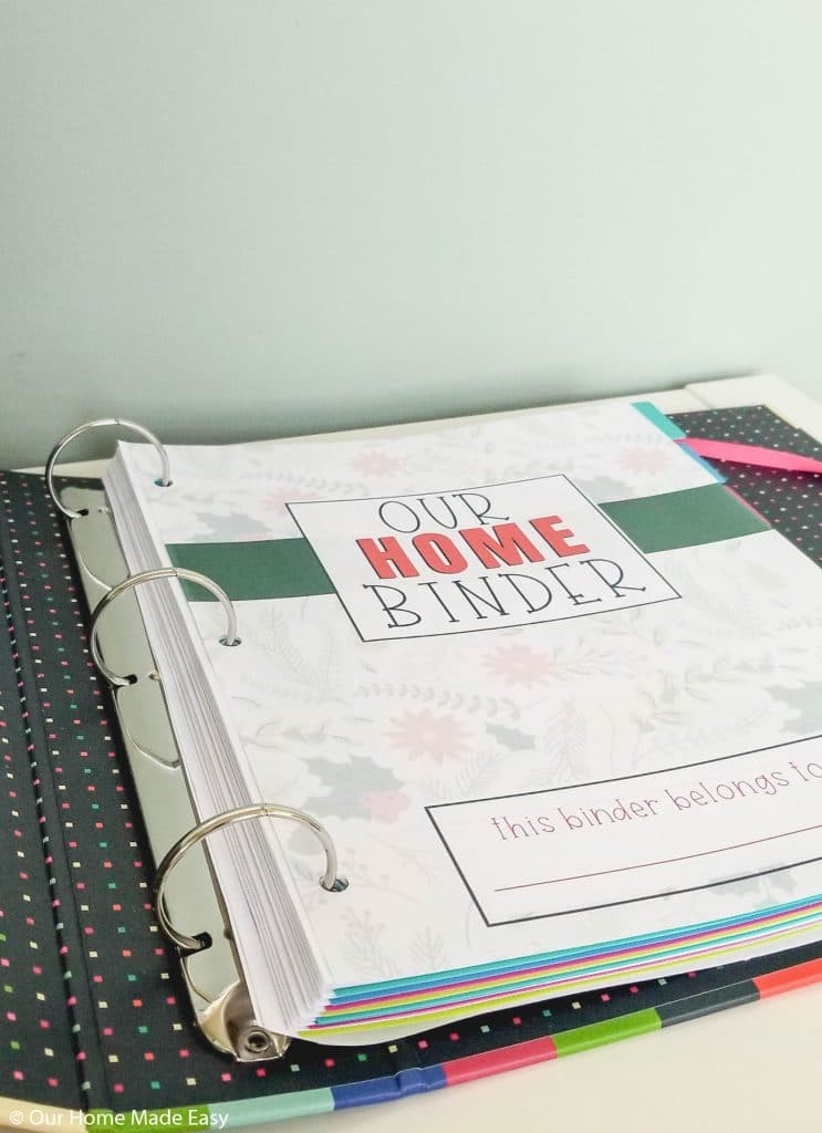 Free Christmas Home Binder Covers – Our Home Made Easy