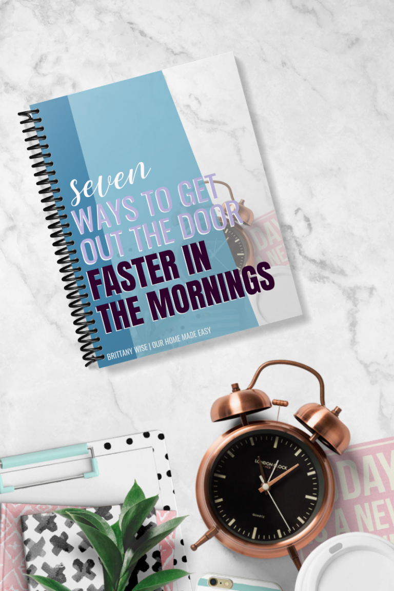 7 Ways to Get Out the Door Quicker | Our Home Made Easy