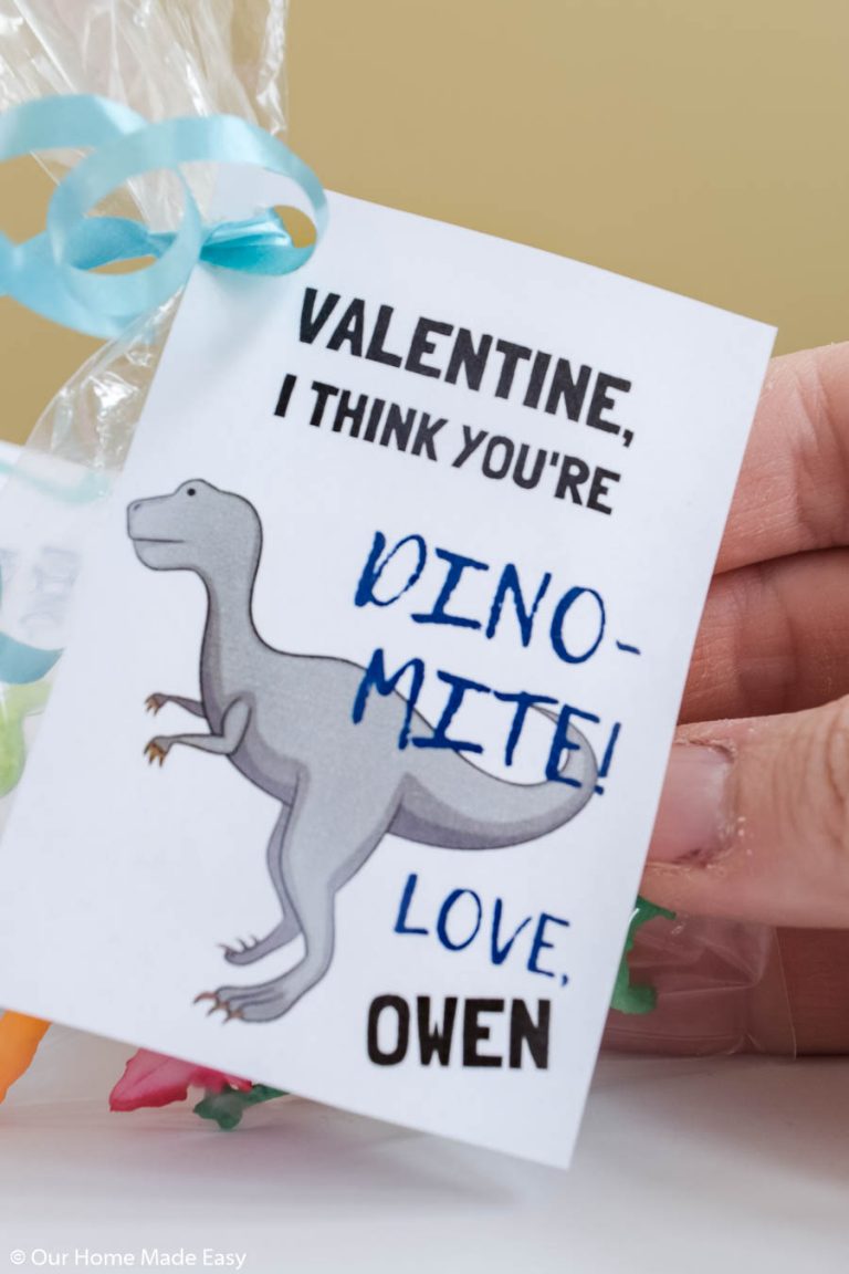 DIY Dinosaur Valentines Cards – Our Home Made Easy