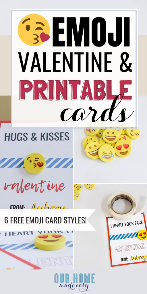 How to Make DIY Emoji Valentine's Day Cards - Our Home Made Easy