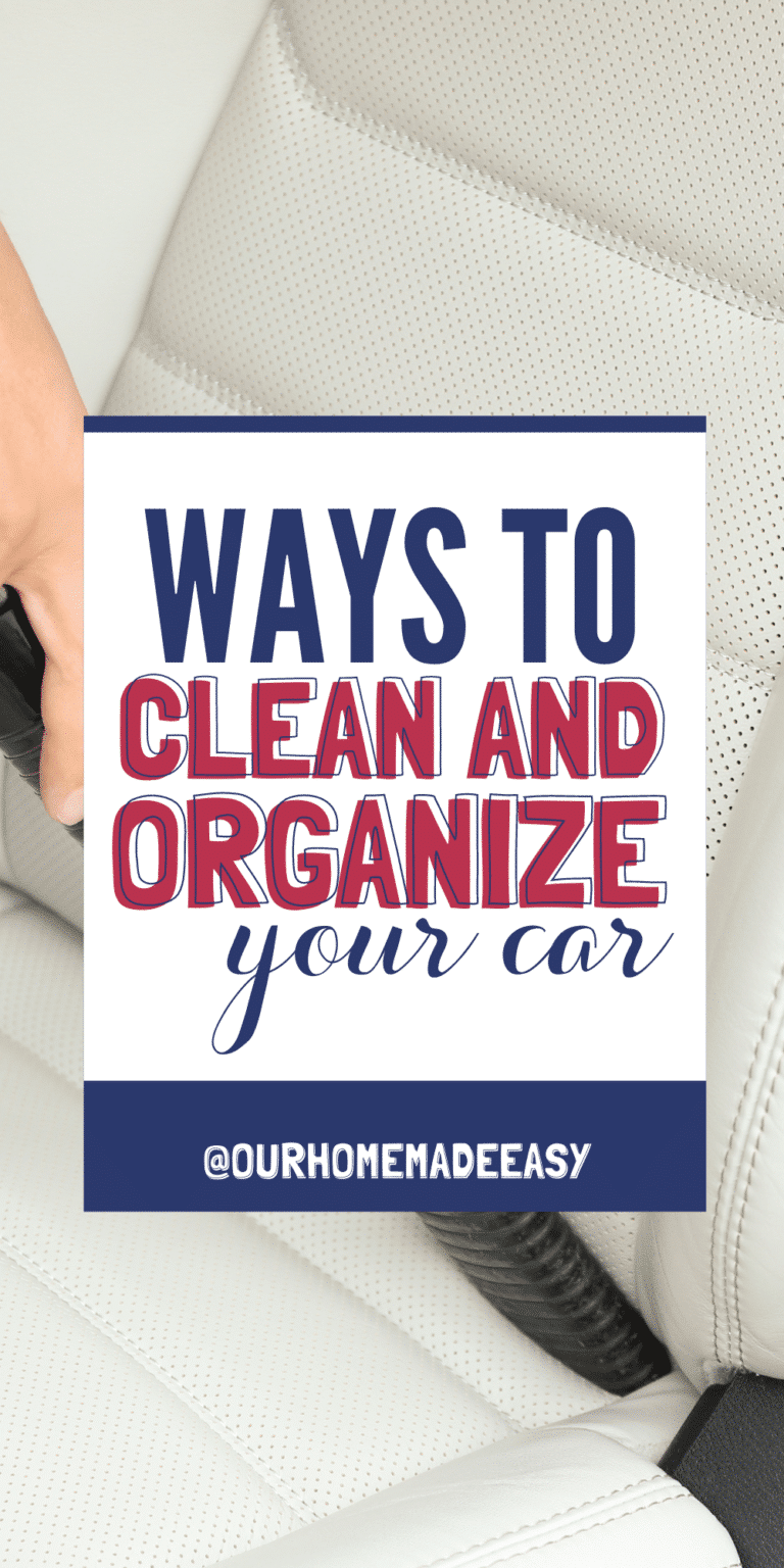 How to Organize Your Car (And Keep it Clean for Good) – Our Home Made Easy
