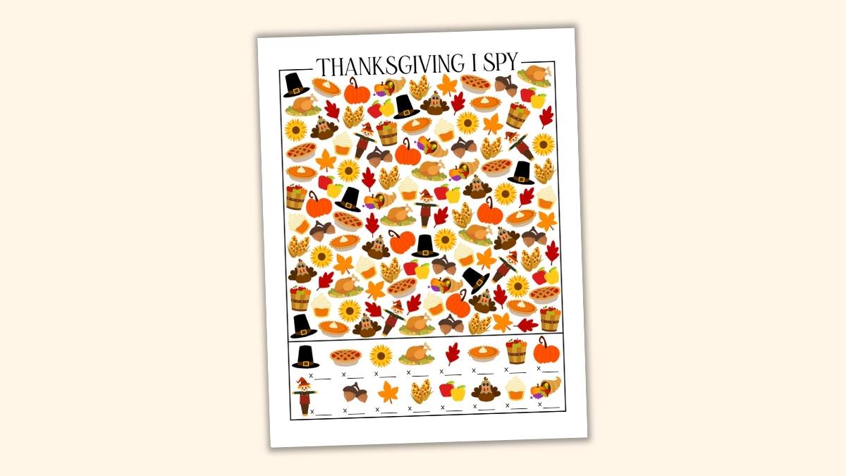 35+ Free Thanksgiving Kids Printables and Activities – Our Home Made Easy