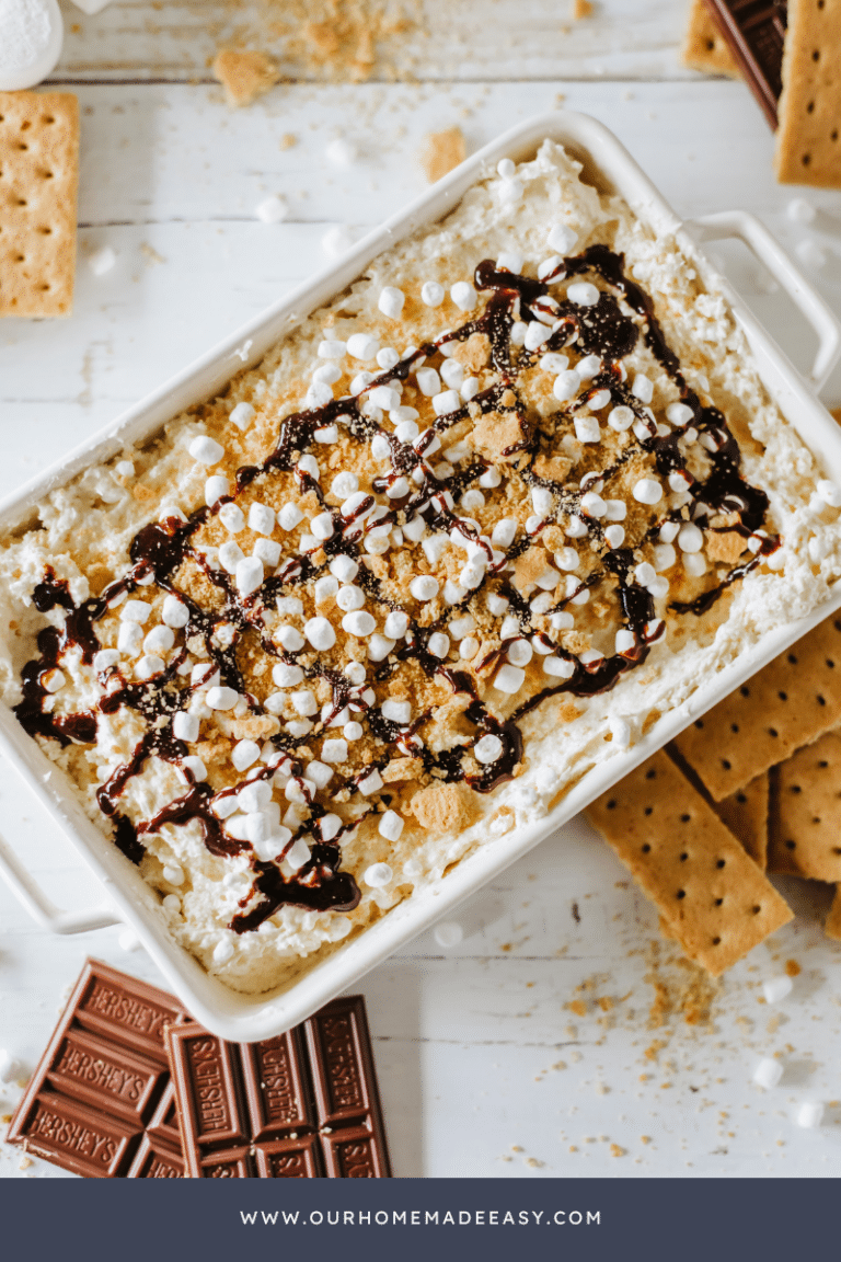 The Best S'mores Dip Recipe (Cold Creamy Dessert) – Our Home Made Easy The Best S'mores Dip Recipe (Cold Creamy Dessert) – Our Home Made Easy