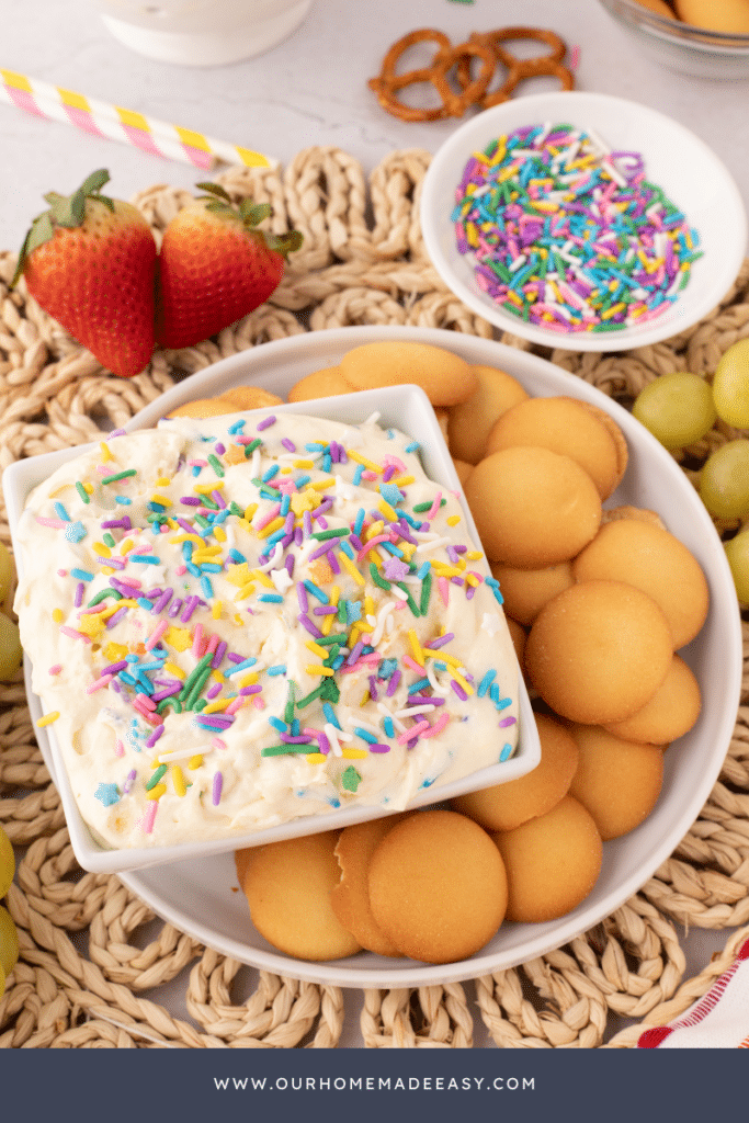 Easy Funfetti Cake Batter Dip (Only 5 ingredients!) – Our Home Made Easy