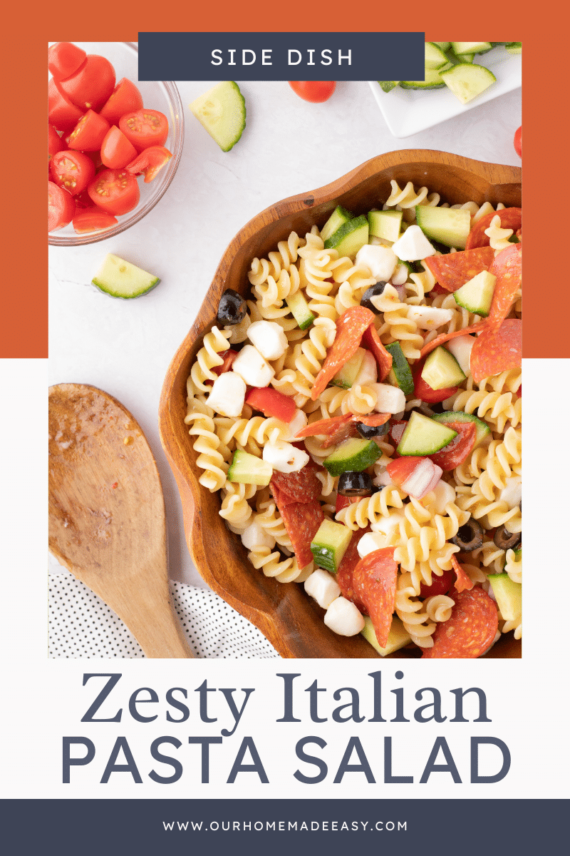 The Easiest Zesty Italian Pasta Salad (Meat and Cheese) – Our Home Made ... The Easiest Zesty Italian Pasta Salad (Meat and Cheese) – Our Home Made ...