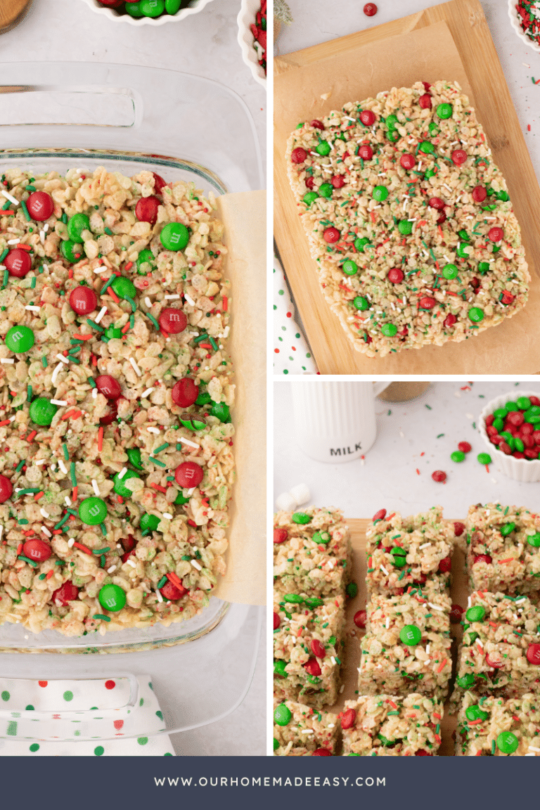 15 Minute Christmas Rice Krispie Treats – Our Home Made Easy