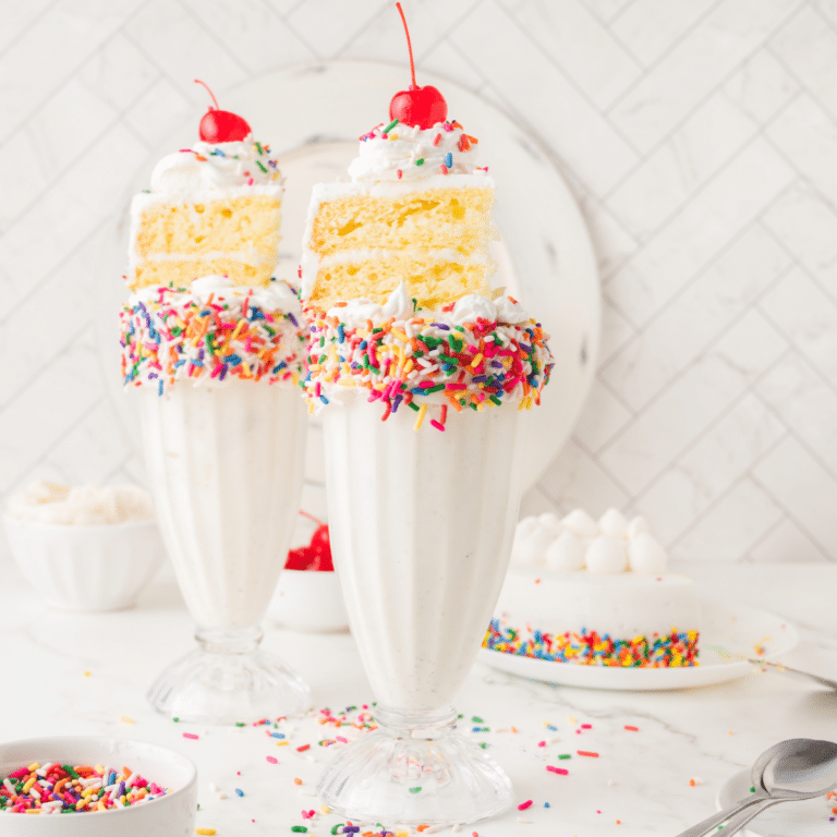 How to Make the Best Ever Birthday Cake Milkshake – Our Home Made Easy