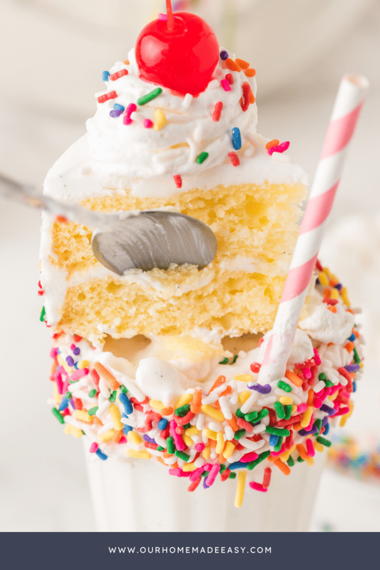 Easy Birthday Cake Shake Recipe (Better Than a Milkshake!) – Our Home Made Easy