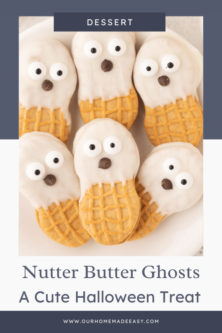 The Cutest Ghost Nutter Butter Cookies (Halloween Treats) – Our Home ...