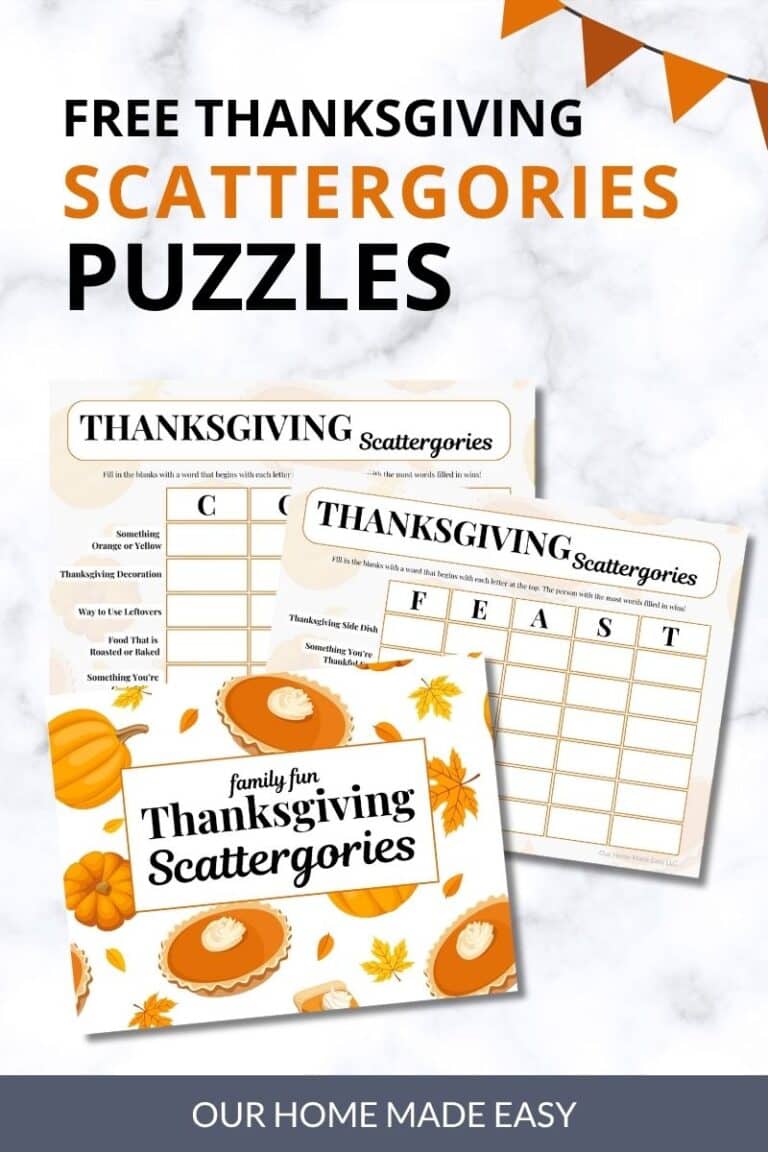 Free Thanksgiving Scattergories Printable (Fun Family Game) – Our Home ...
