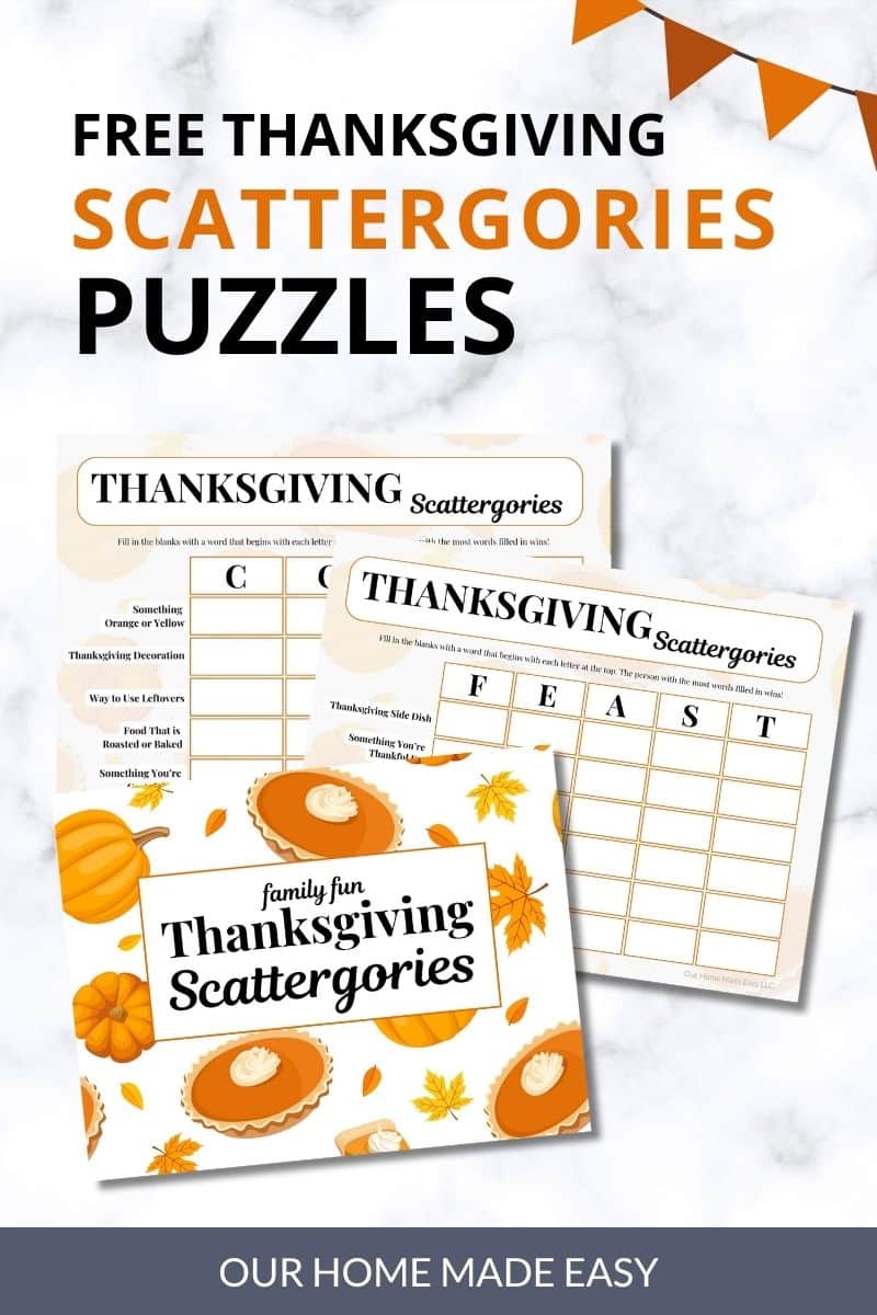 Free Thanksgiving Scattergories Printable (Fun Family Game) – Our Home ...