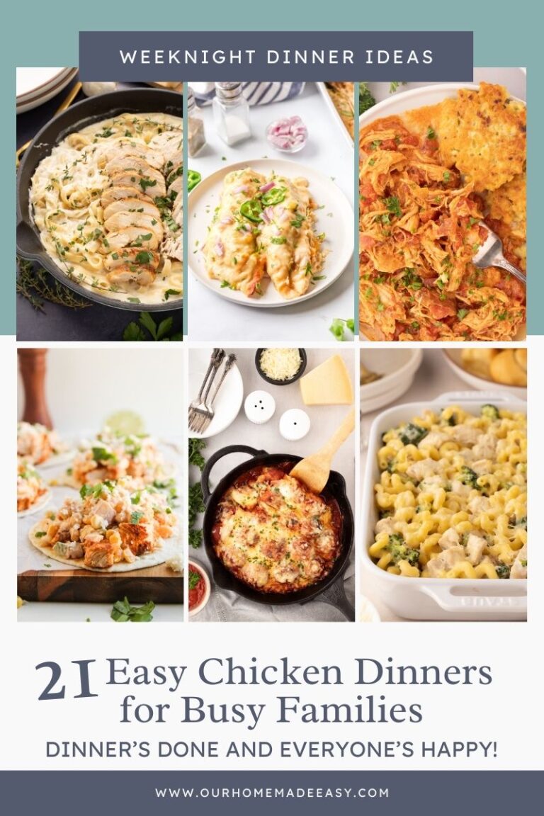 21 Easy Chicken Dinner Recipes for Busy Families (Quick & Delicious ...